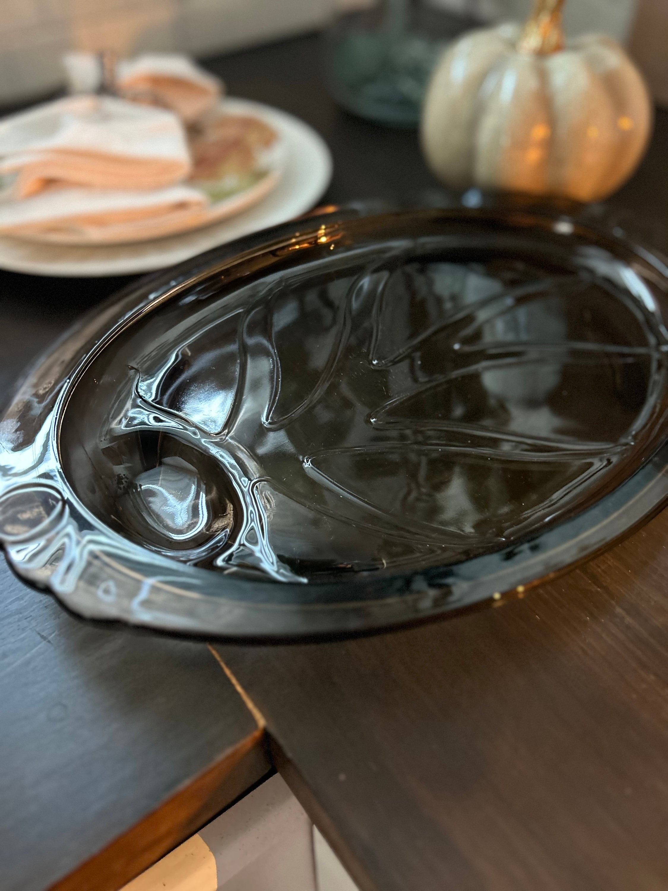 Pyrex Turkey Platter Brown Tree of Life Vintage Pyrex Serving Tray - Etsy