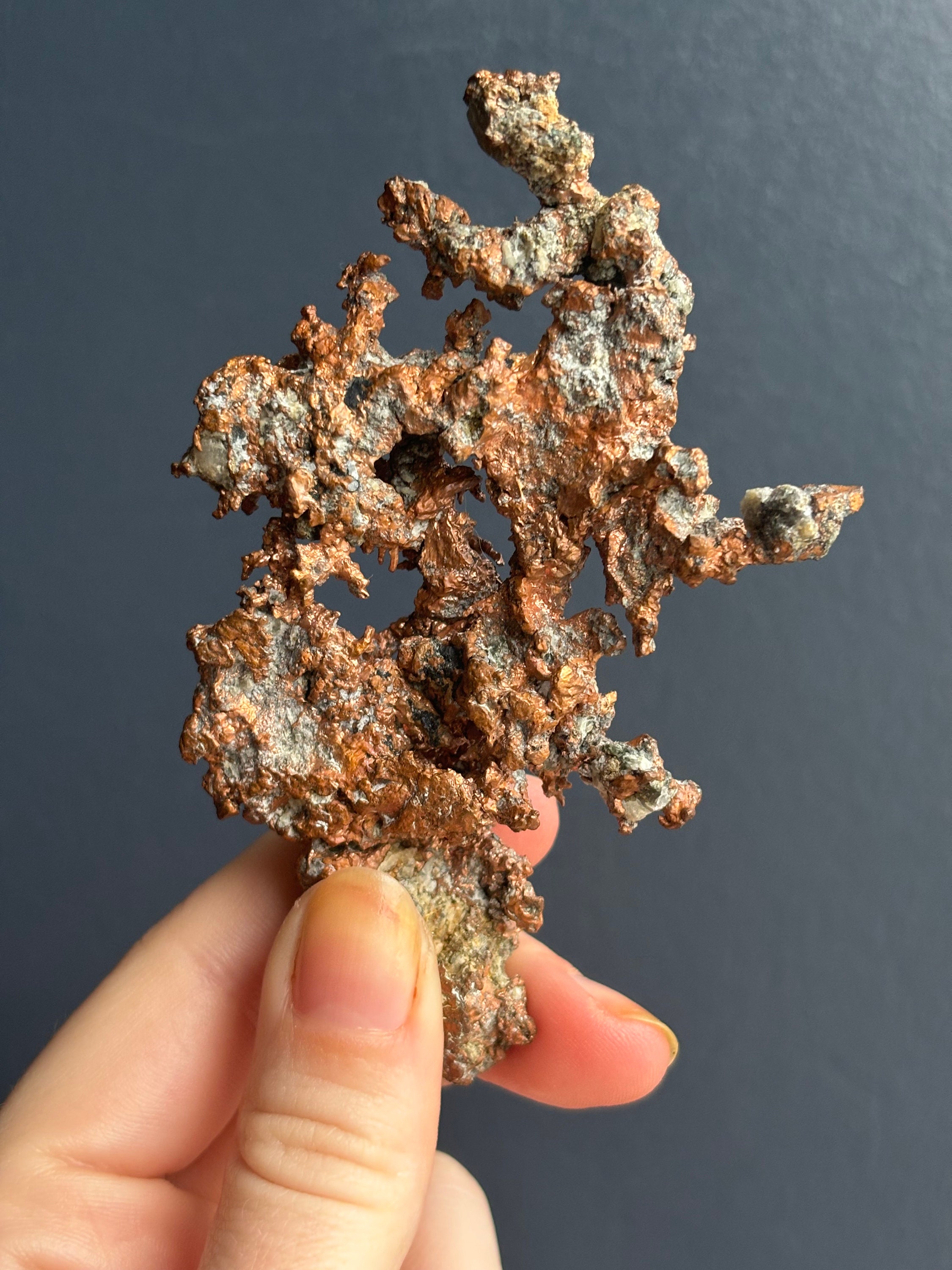 Copper Ore Specimen Raw Cabinet Piece Mineral Collectors - Etsy
