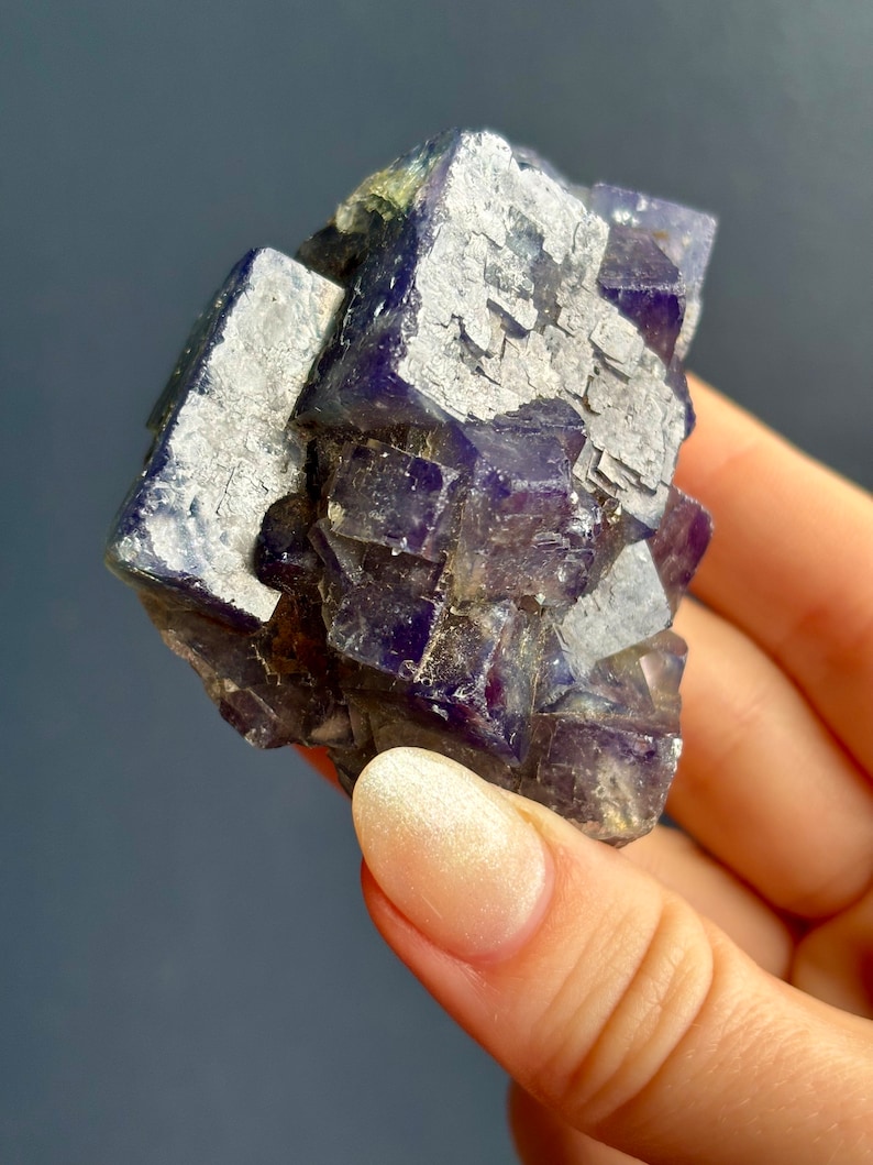 Nigerian Fluorite Color Changing UV Crystal Specimen Changes With Sun ...