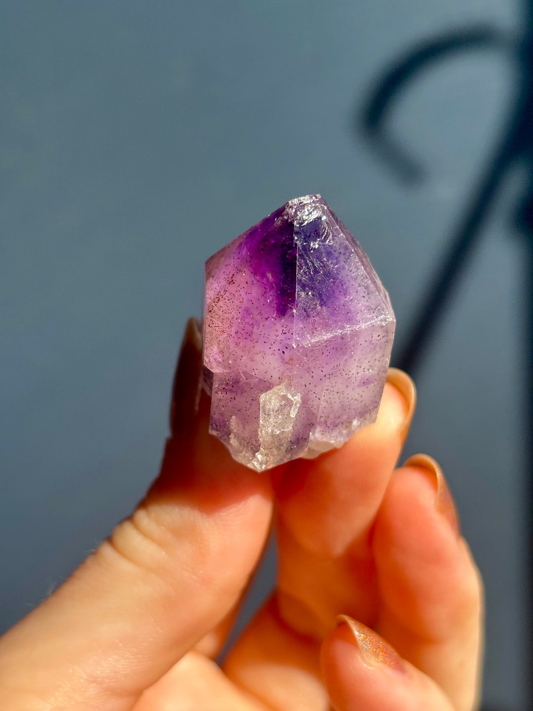 Nigerian Amethyst Jewel Crystal Specimen • Hematite Specimen ...
