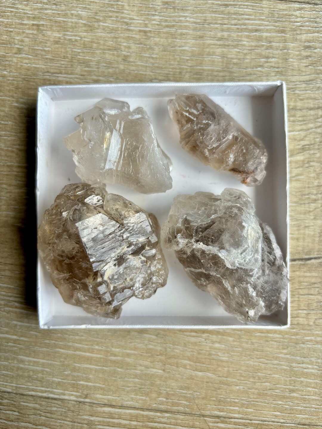 Mixed Lot of Etched Quartz Crystal Specimen From Brazil - Growth ...