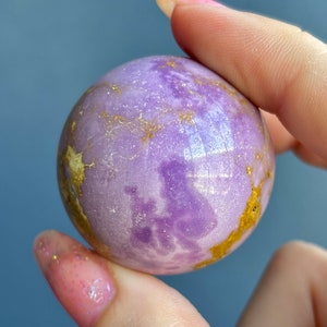 Rare Lavender Jade Sphere From Turkey Purple Polished Orb Stone of the ...