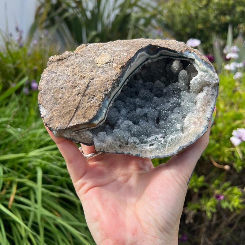 Chalcedony Geode - Etsy