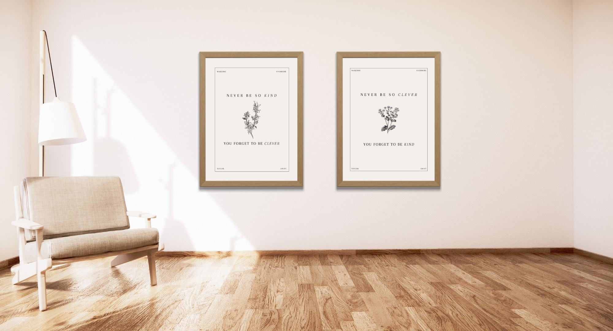 Marjorie Taylor Swift Lyric Poster Set 2 Digital Taylor Swift Poster ...