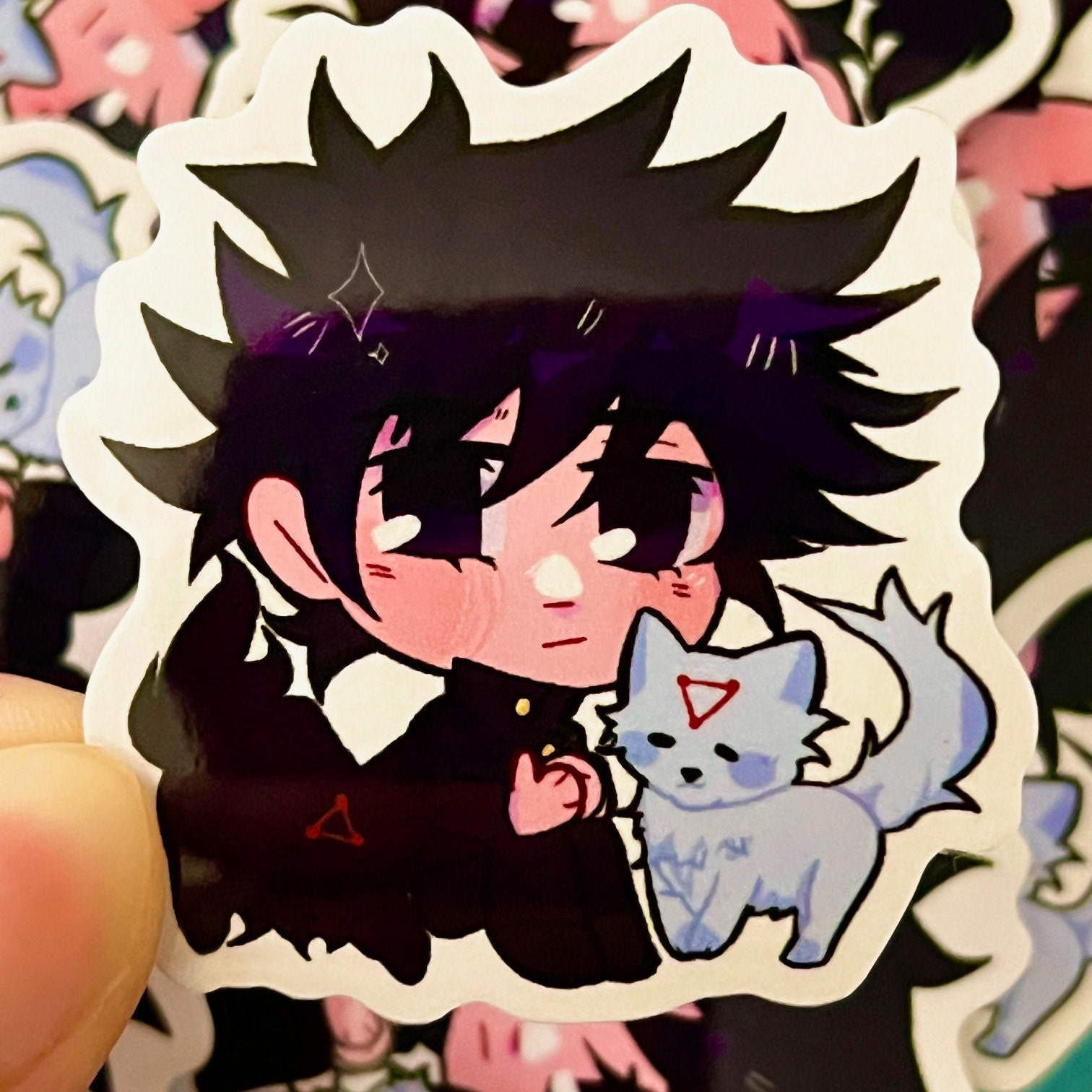 JJK Stickers Yuji, Nobara, Megumi 2in - Etsy