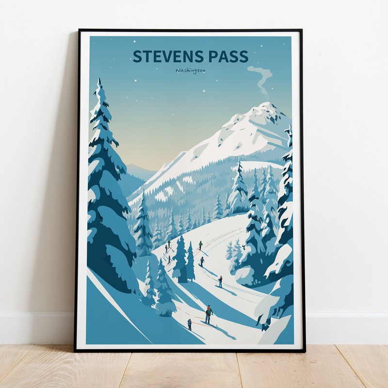 Stevens Pass Ski Posters - Etsy