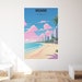 Miami City Wall Art, the Magic City Illustration, the City on a Hill ...