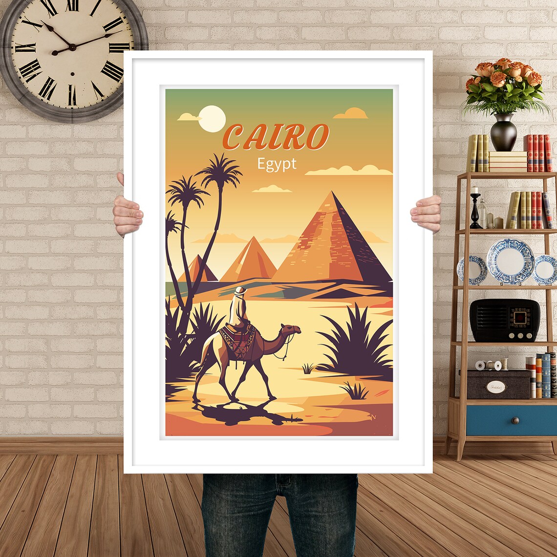 Cairo Egypt Printable Art, Egypt Travel Poster, Egypt Art Poster, Cairo ...