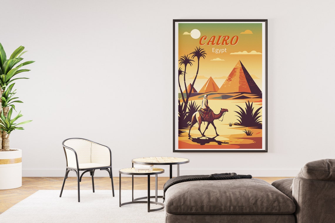 Cairo Egypt Printable Art, Egypt Travel Poster, Egypt Art Poster, Cairo ...
