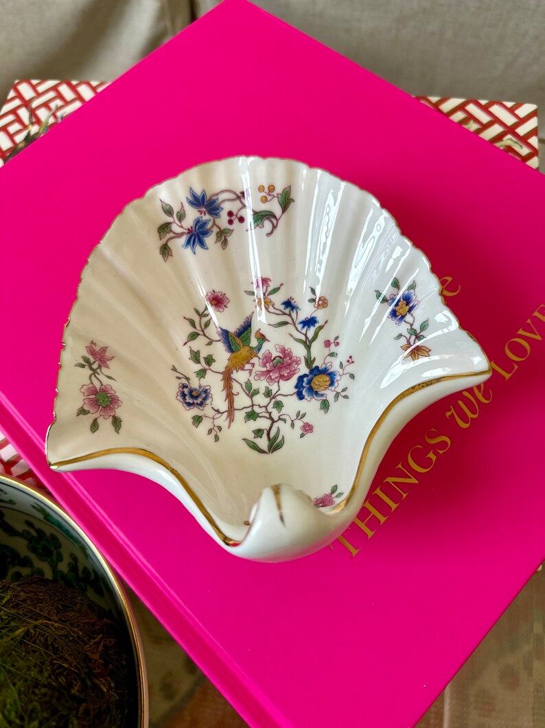 Vintage Chinese Phoenix Trinket Dish Chinoiserie Chic Home Decor ...