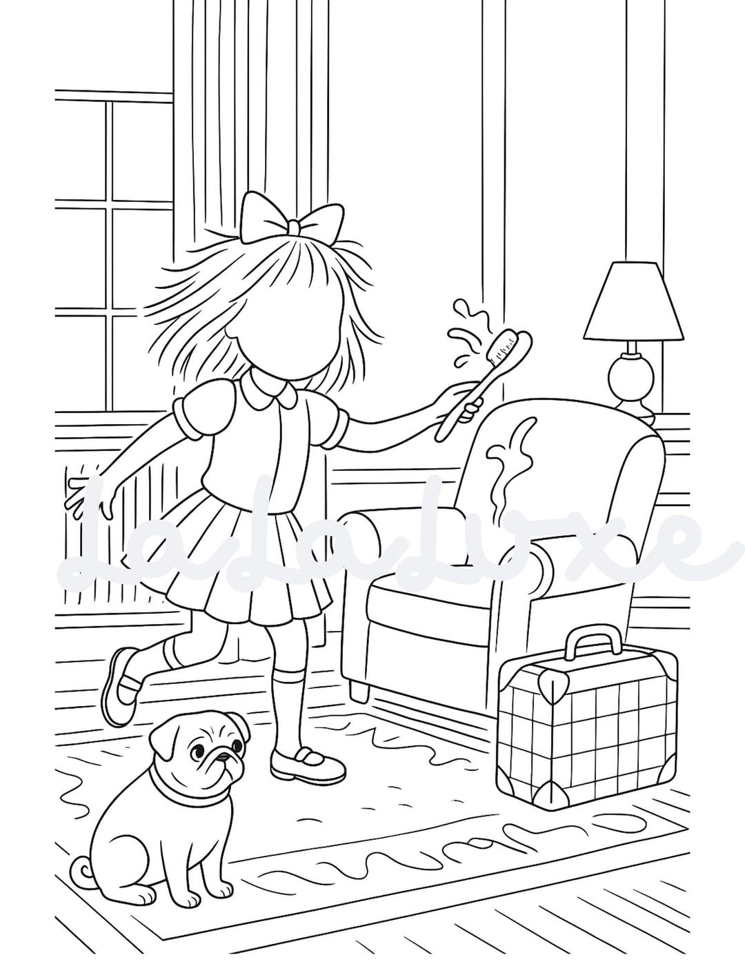 DIGITAL DOWNLOAD Eloise Inspired Coloring Sheet| Eloise Party| Eloise ...