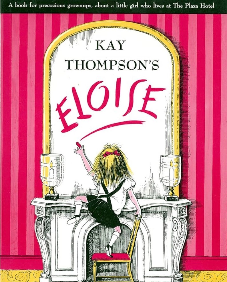 Vintage Framed Eloise Prints| Vintage Brass Trifold Frame| Eloise Book ...