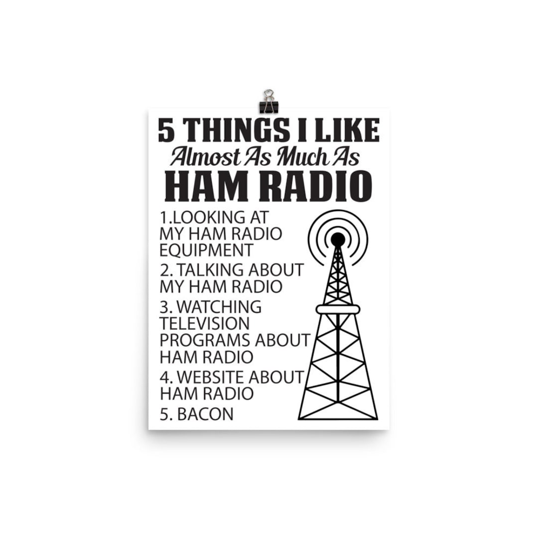 Ham Radio Poster - Etsy