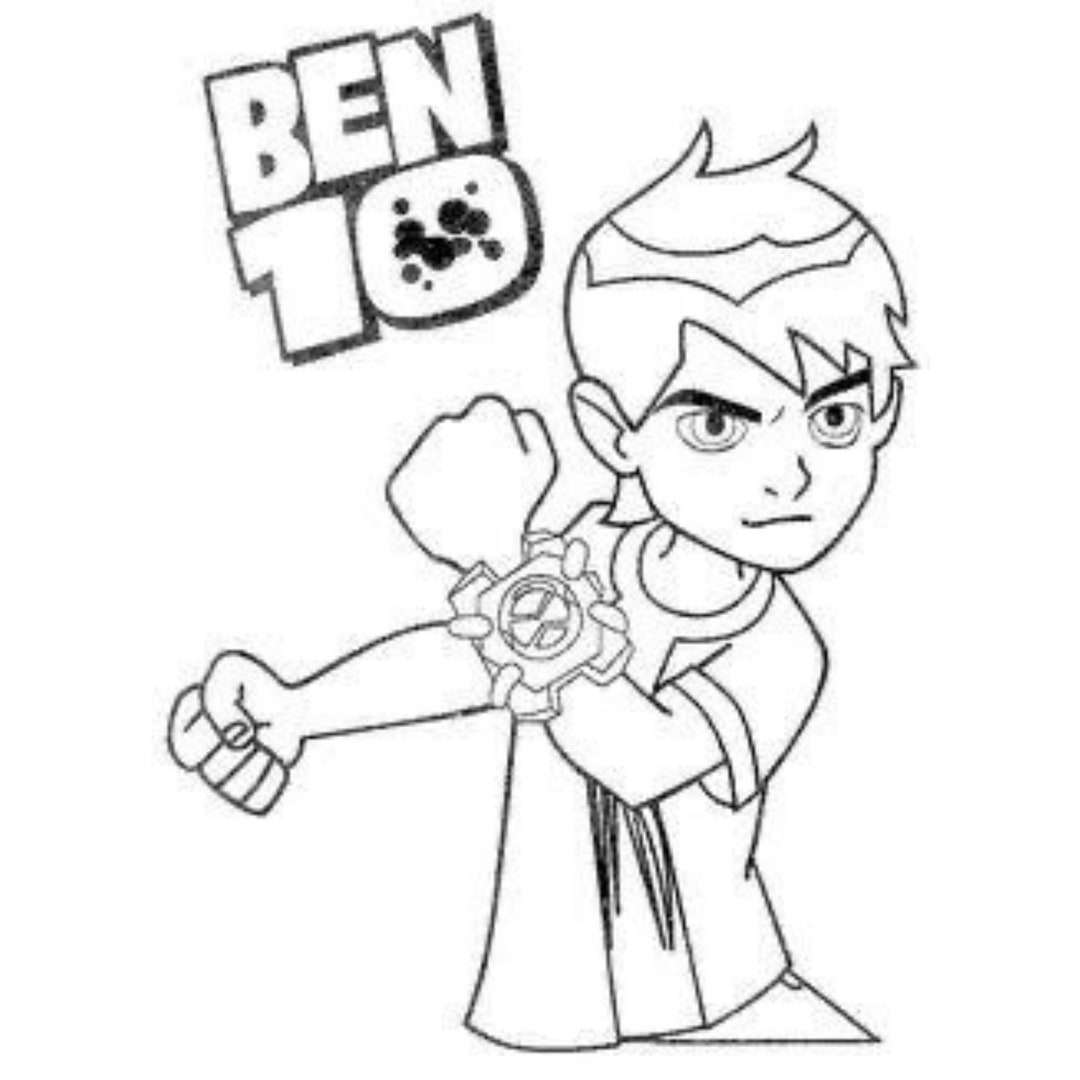 Ban 10 Coloring Pages 20 Coloring Pages Instant Download for Your Kids ...