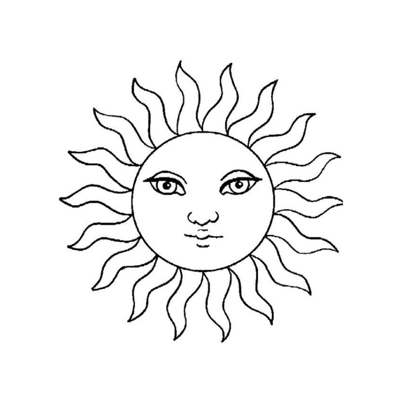 Sun Coloring Page, Coloring Printable, Sun Coloring Digital 18 Pages ...