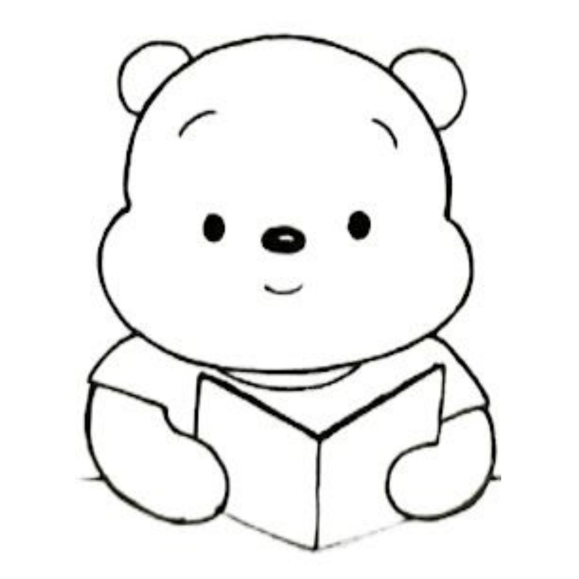 Baby Winnie the Pooh Coloring Pages Instant Download 22 Pages - Etsy