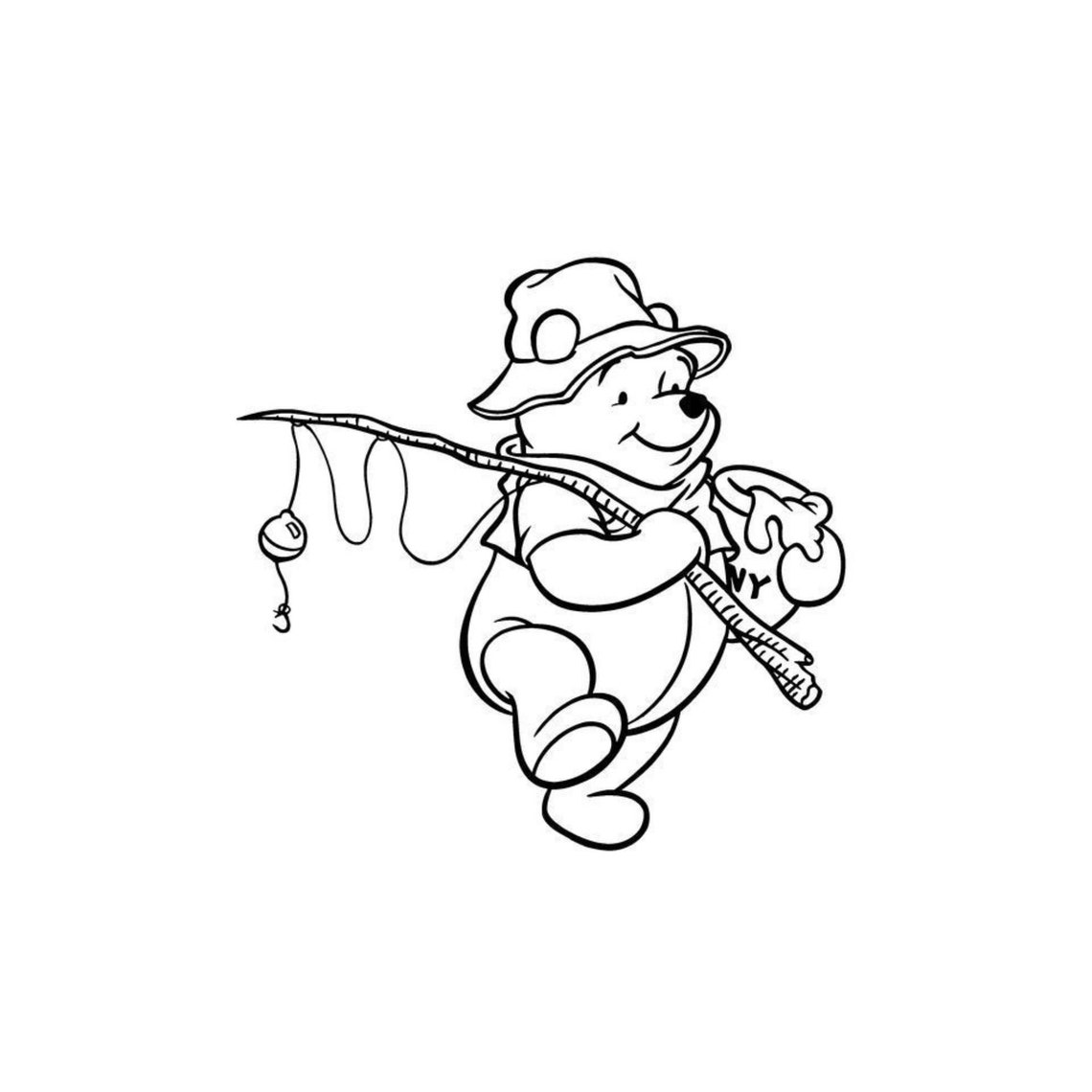 Winnie the Pooh Colouring Book - Etsy