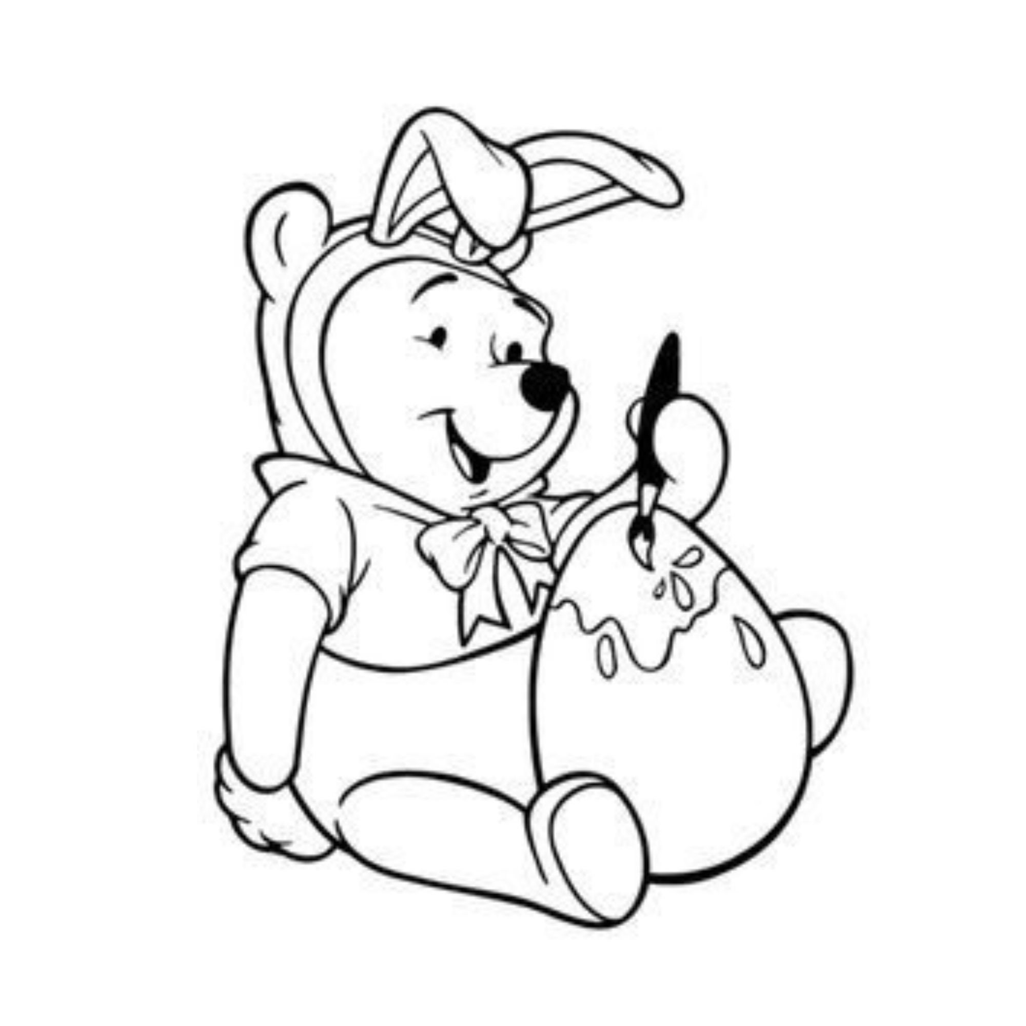 Winnie the Pooh Colouring Book - Etsy