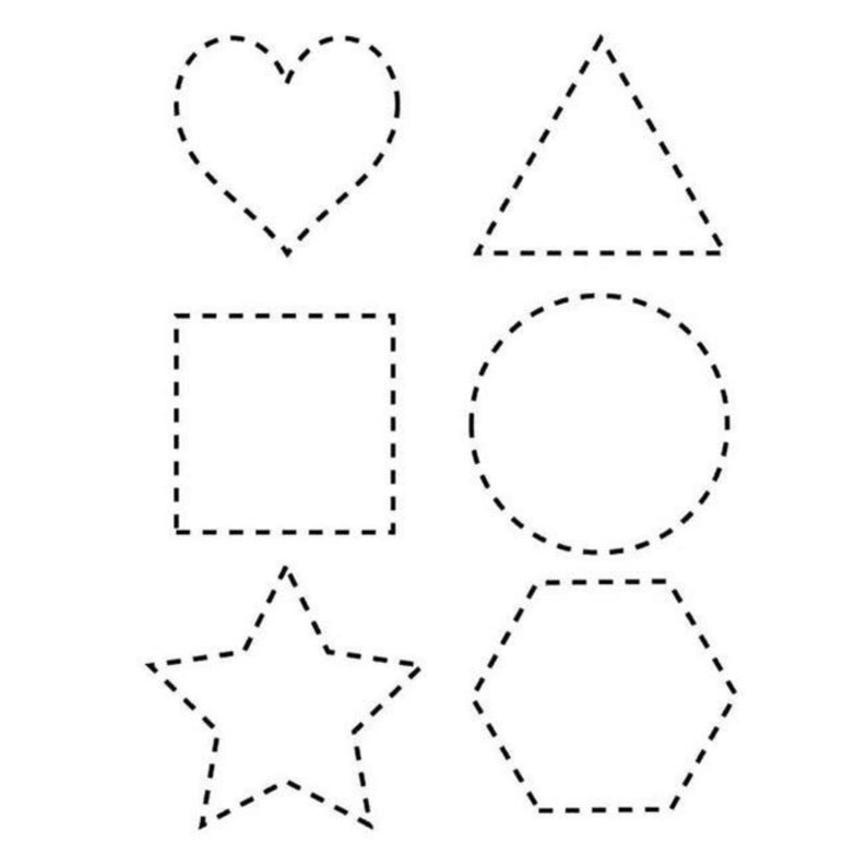 Shapes Dot Marker Activity Sheets Preschool Fine Motor Skills Pre-k Do ...