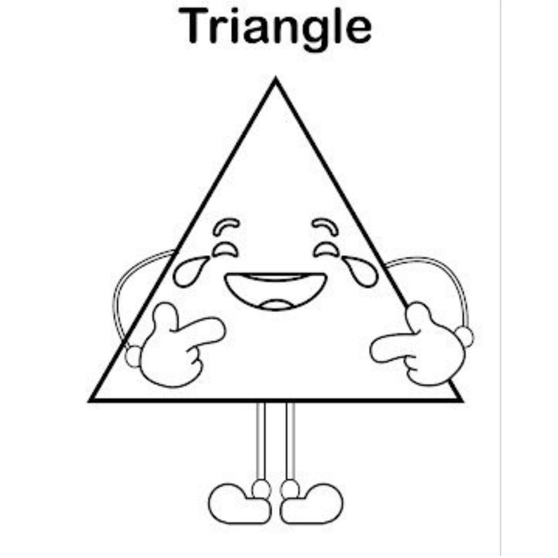 Basic Shapes Coloring Pages for Kids, Preschoolers, Toddlers, 26 ...