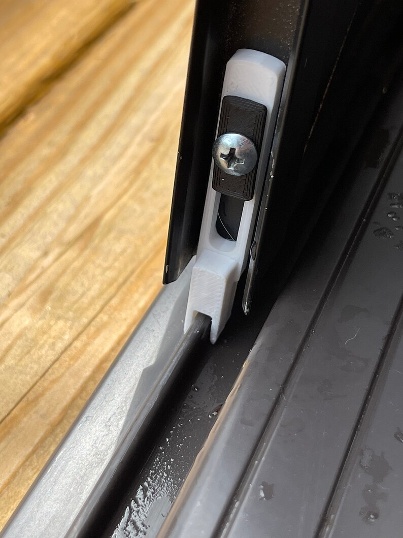 Screen Door Rail Guides in Black - Etsy