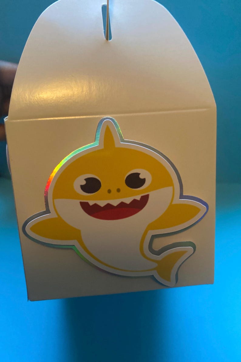 Baby Shark Favor Boxes - Etsy