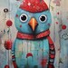 Whimsical Winter Birds, Christmas Birds, Whimsical , Xmas, Magical ...