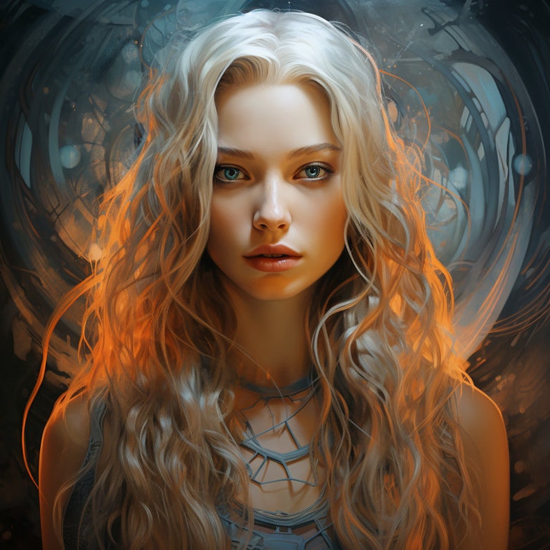 Tribal Futuristic Queen Digi Files, Stunning Women, Desert Princess ...