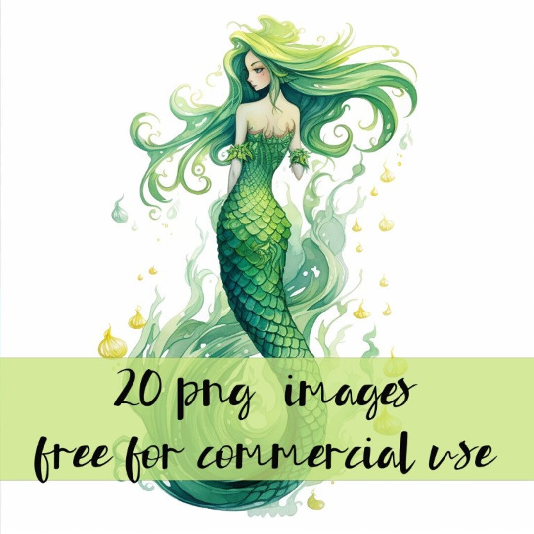 Enchanted Mermaids, Whimsical Mermaids, Digi Files, Magical, Quirky ...
