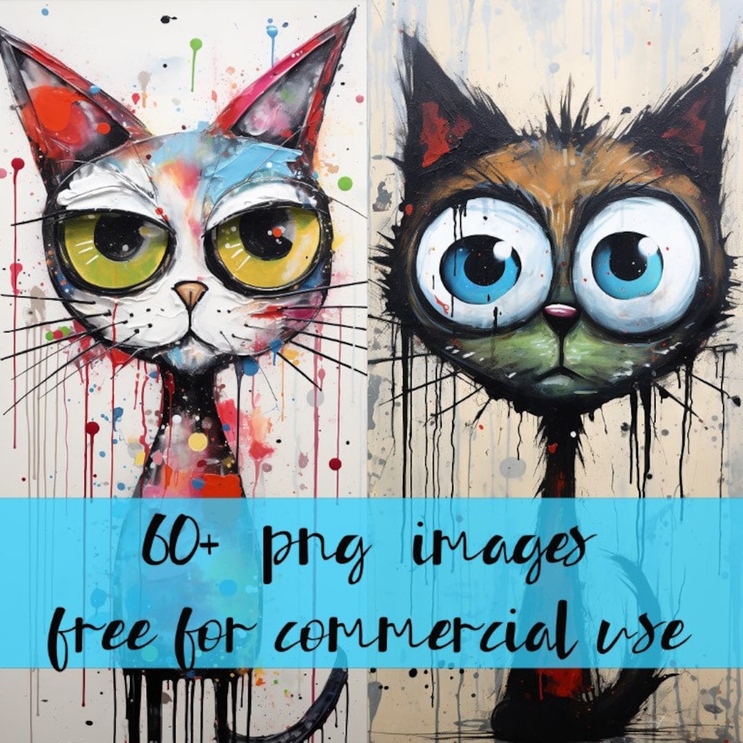 Very Weird Cats, Unloved Cats, Quirky, Sly Cats, Digi Files, Download ...