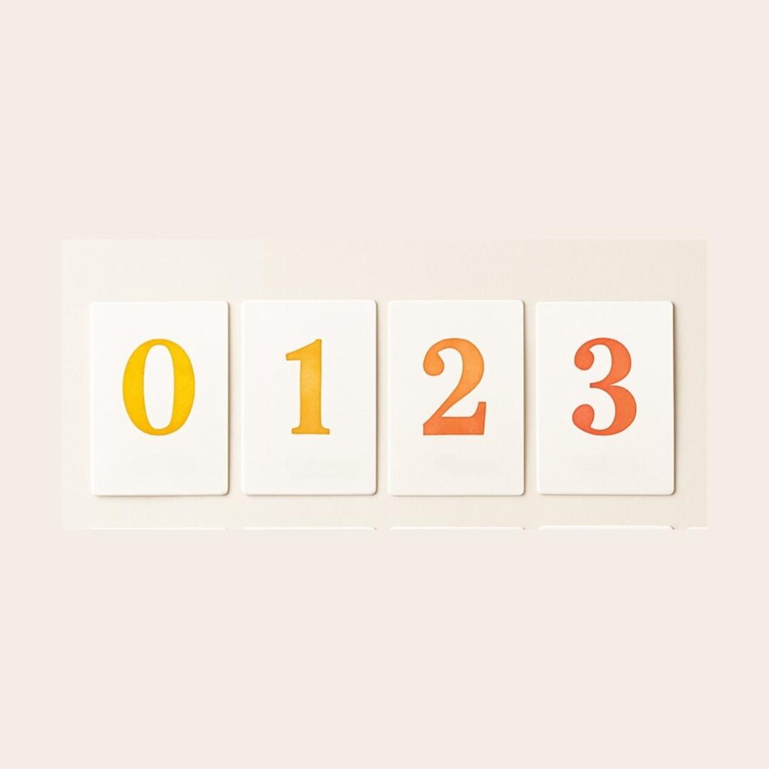 Number Flashcards for Kids Printable Number Cards Kids 1-10 Number ...
