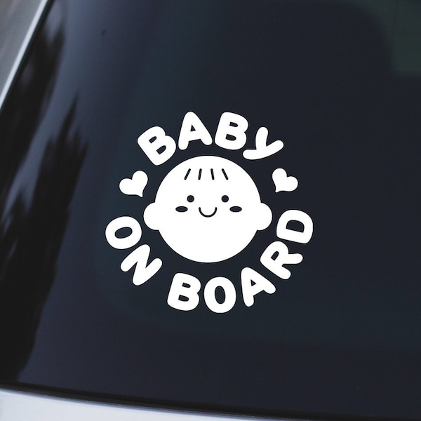 Baby Car Decal - Etsy