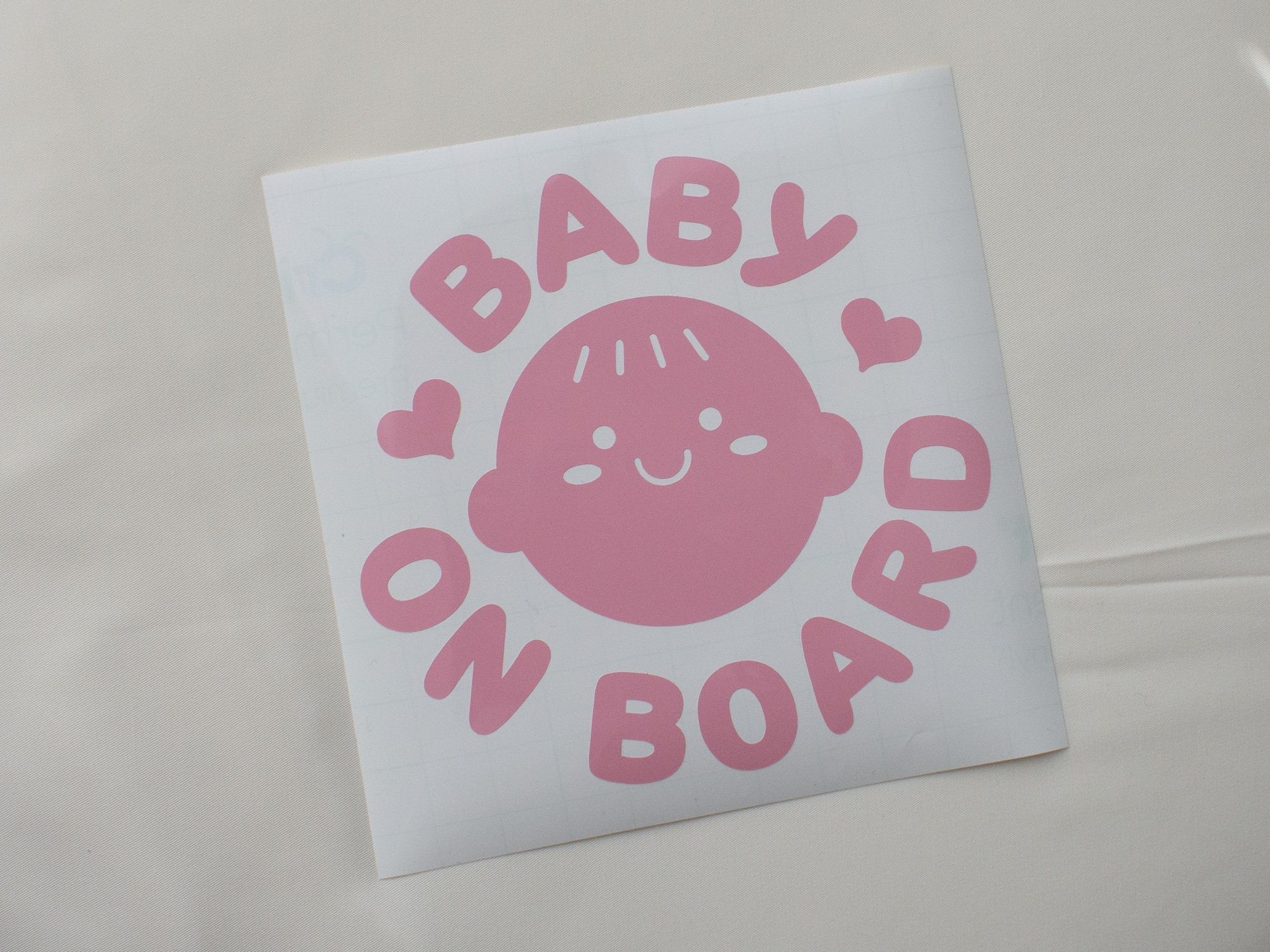 BABY ON BOARD Vinyl Car Decal Baby Car Sticker Car Window Sticker - Etsy