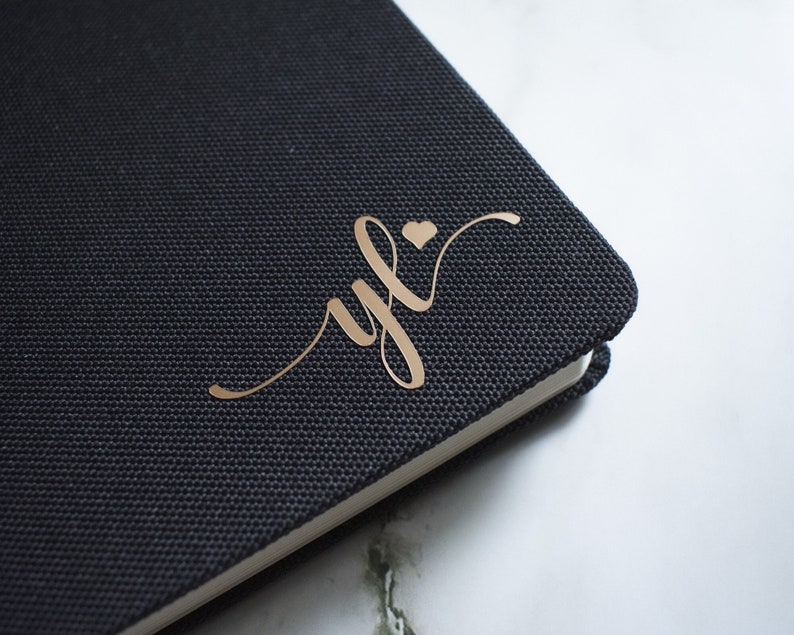 Adhesive Foil Initials Monogram Decal personalized Vinyl Stickers Water ...