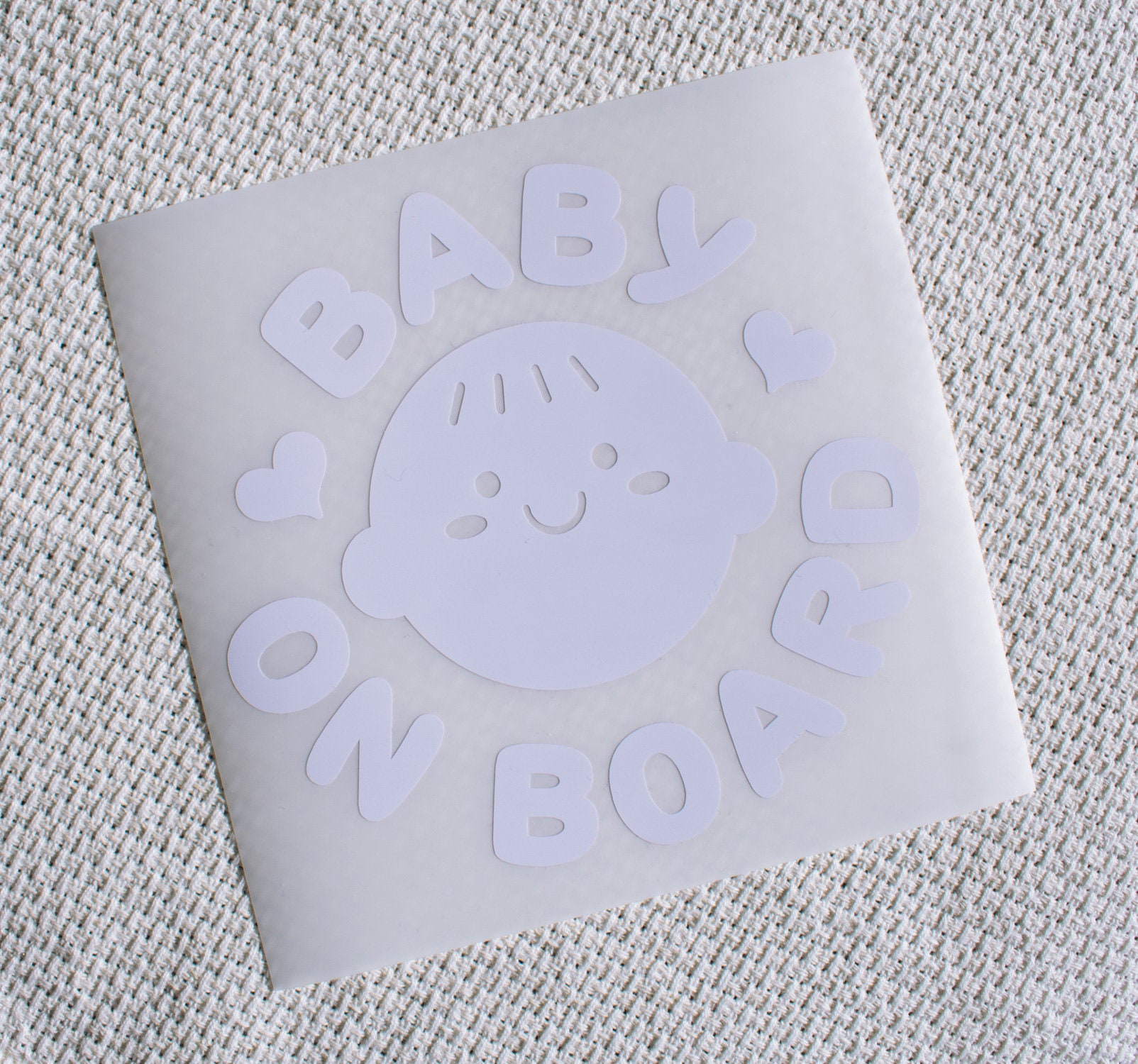 BABY ON BOARD Vinyl Car Decal Baby Car Sticker Car Window Sticker - Etsy