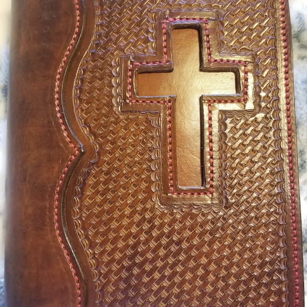 Leather Hand Tooled Bible Covers - Etsy