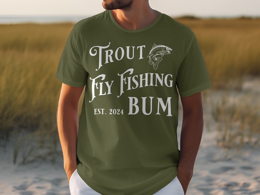 Fishing Tshirt, Fly Fishing Tshirt, Steelhead Trout, Brown Trout ...