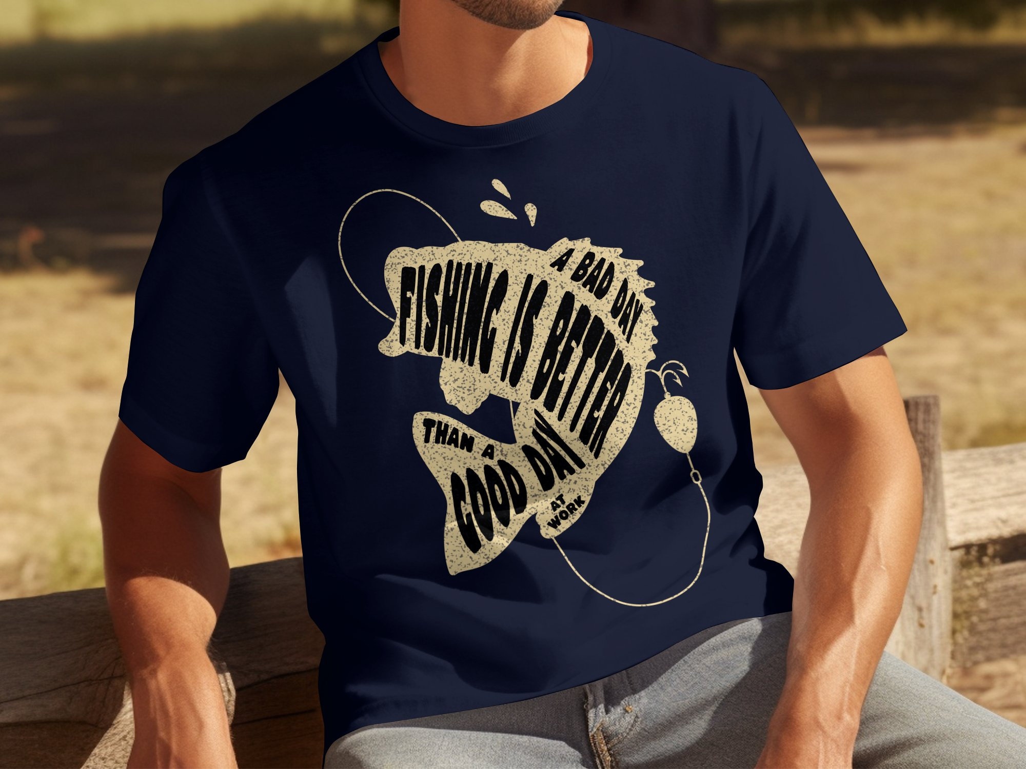 A Bad Fishing is Better Than a Good Day at Work, Fly Fishing Shirt ...