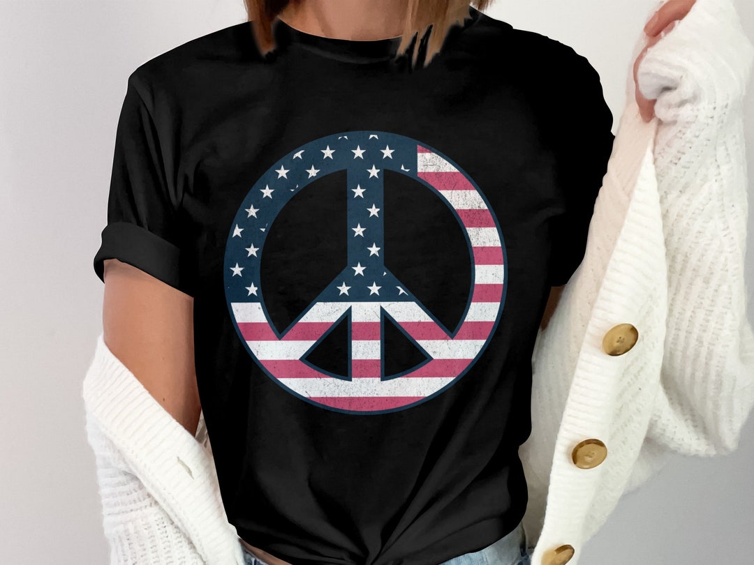 USA Peace Sign! USA Custom T-tshirt, Peace Sign Sweatshirt, Patriotic ...