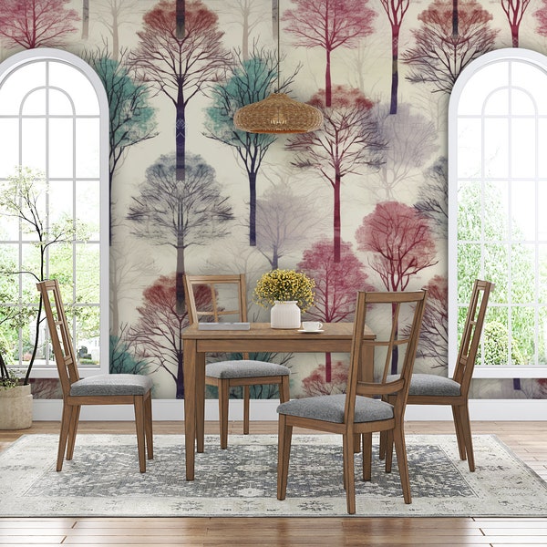 Wallpaper Peel and Stick Modern - Etsy