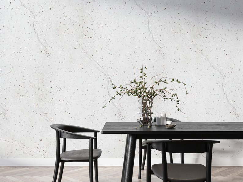 Vintage Plastered Concrete Wallpaper Rustic Living Room Decor - Etsy