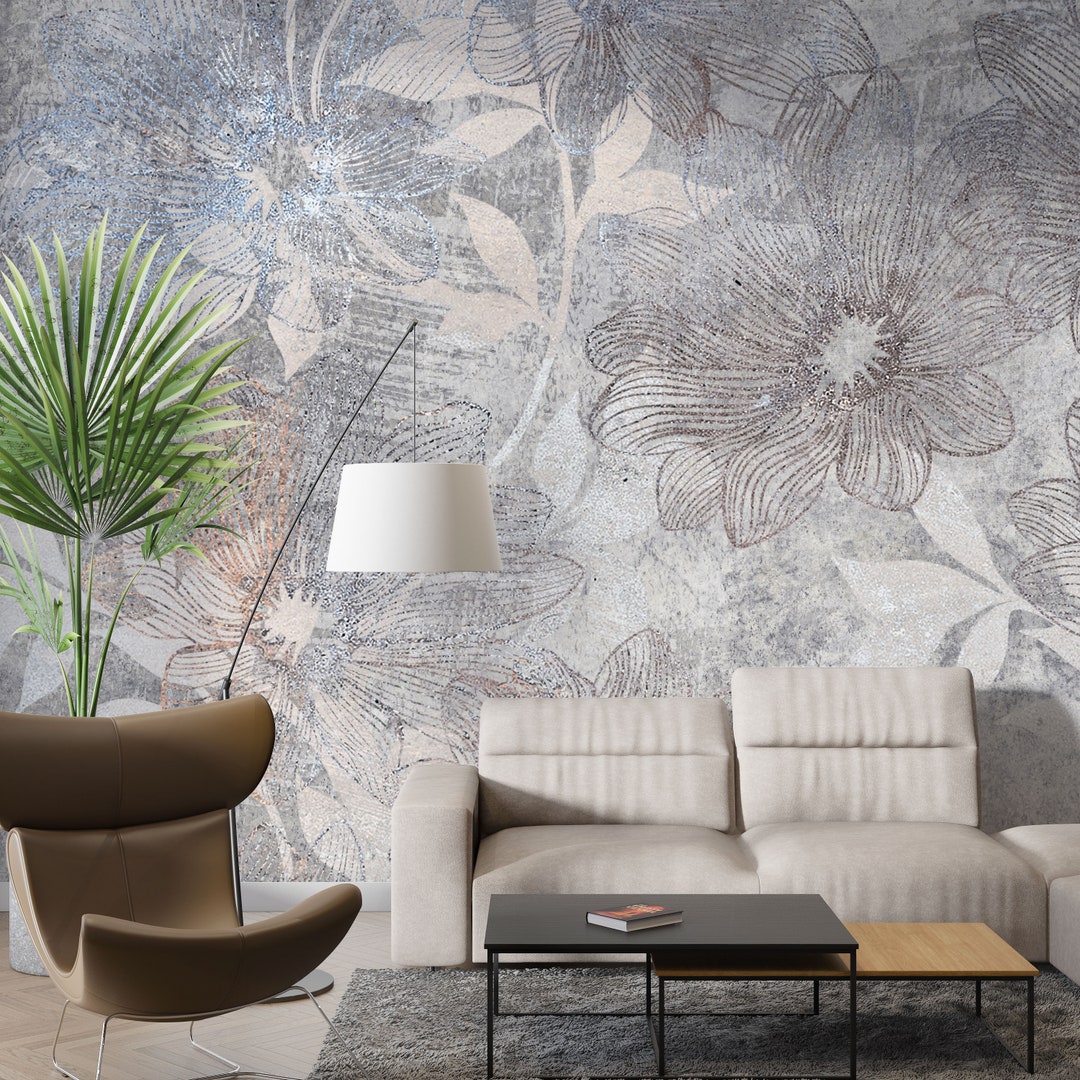 Floral Wallpaper, Texture Wallpaper, Seamless Wildflower Wallpaper ...