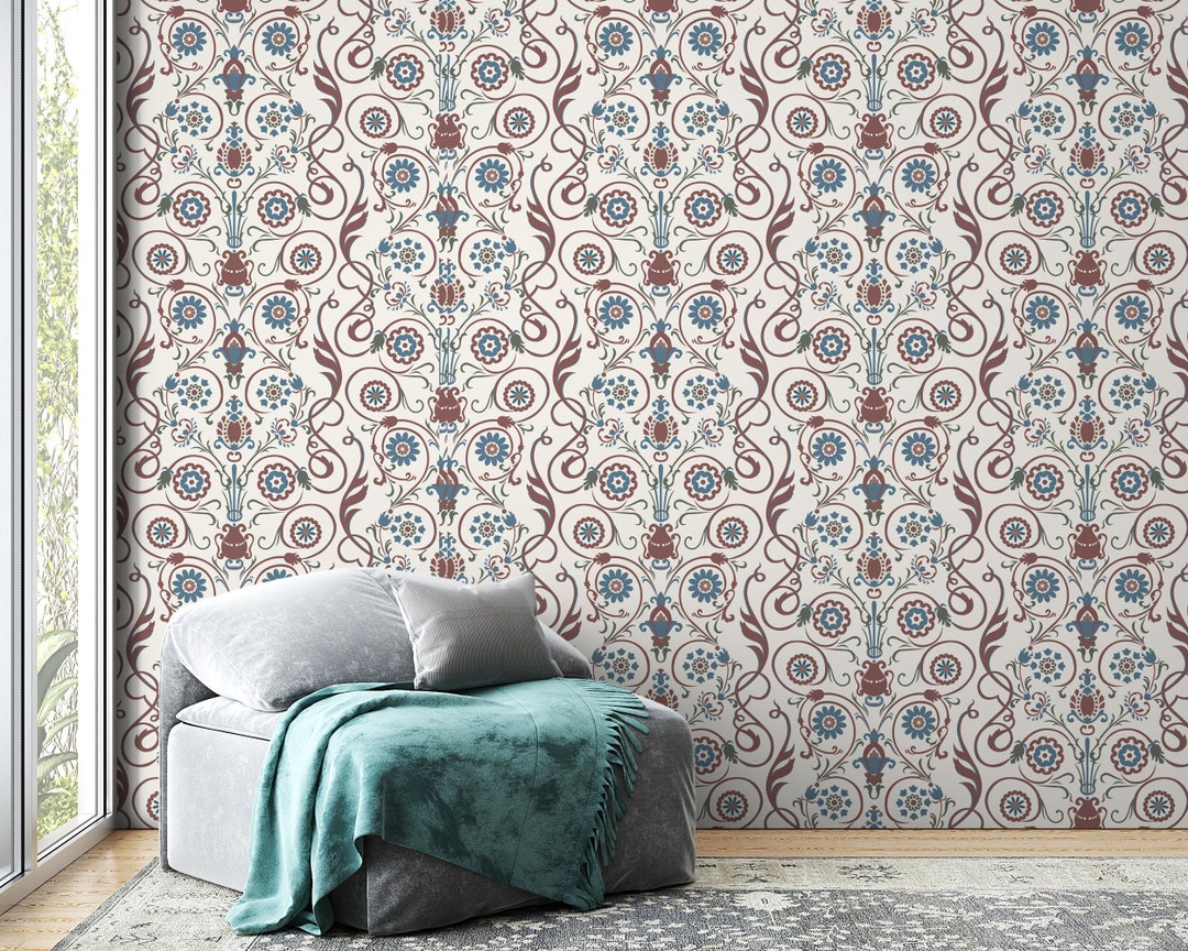 Ethnic Wallpaper, Tribal Wallpaper, Aztec Pattern Wallpaper, Carpet ...