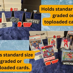 Custom Trading Card Stands, 3D Printed Sports Card Stands - Customize ...