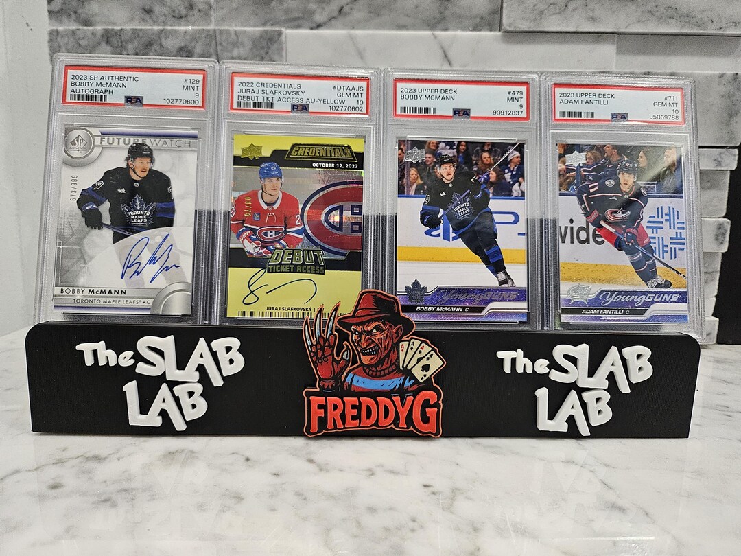 Custom X-wide Card Stand, 3D Printed Sports Card Stands - Customize ...
