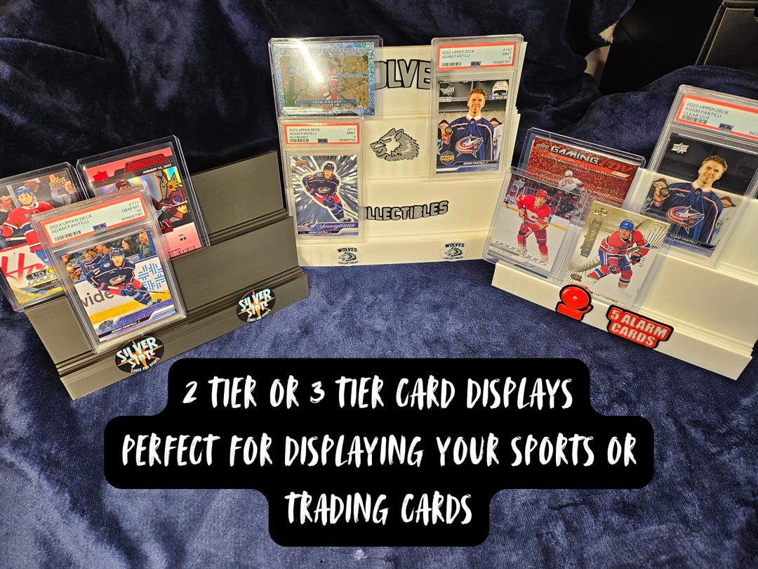 Trading Card Holder Display Stand Personalized Custom Logo for Rips ...