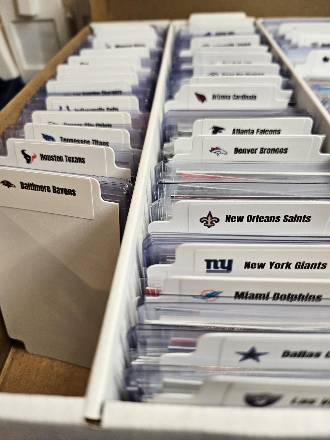 Sports Card Team Dividers Customized With Football, Baseball ...