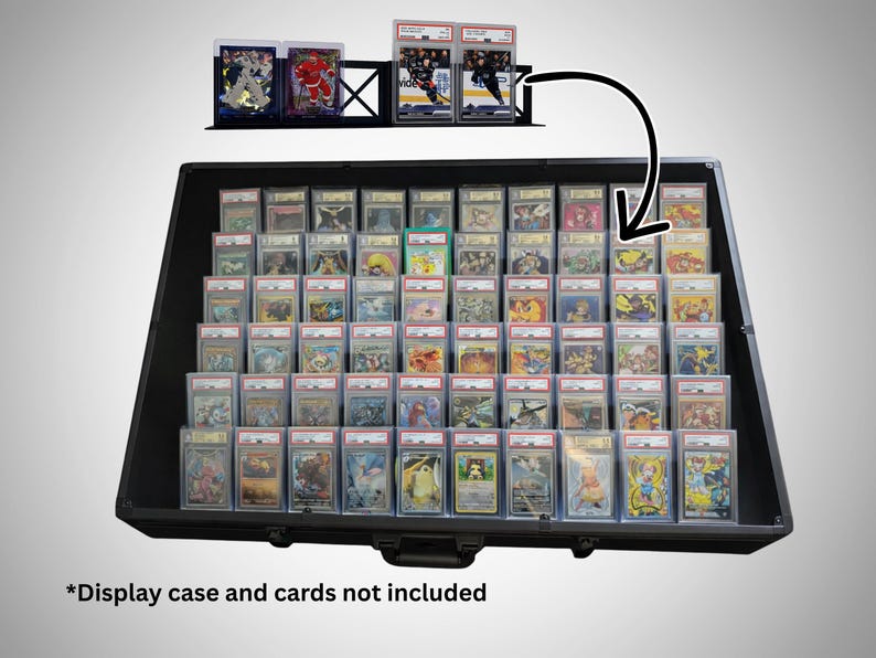 Card Stands Risers for Show Display Cases — Singles or Graded, Slabs ...