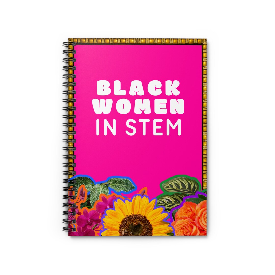 Black Women in STEM Spiral Notebook Pink - Etsy