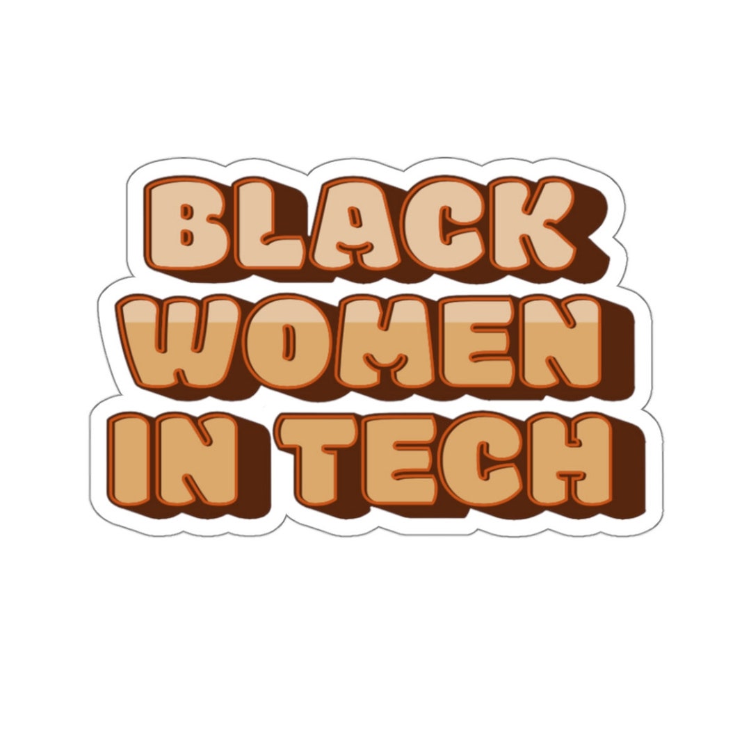 Black Women in Tech Stickers - Etsy
